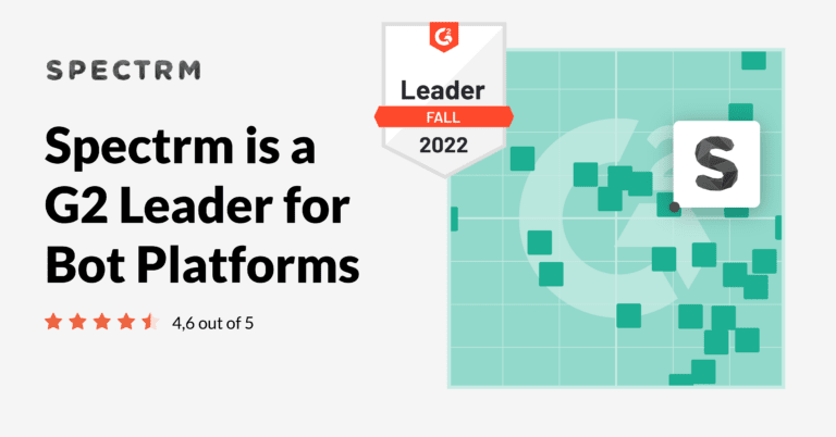 Spectrm Named a Bot Platform Leader in G2 Fall 2022 Report | Spectrm